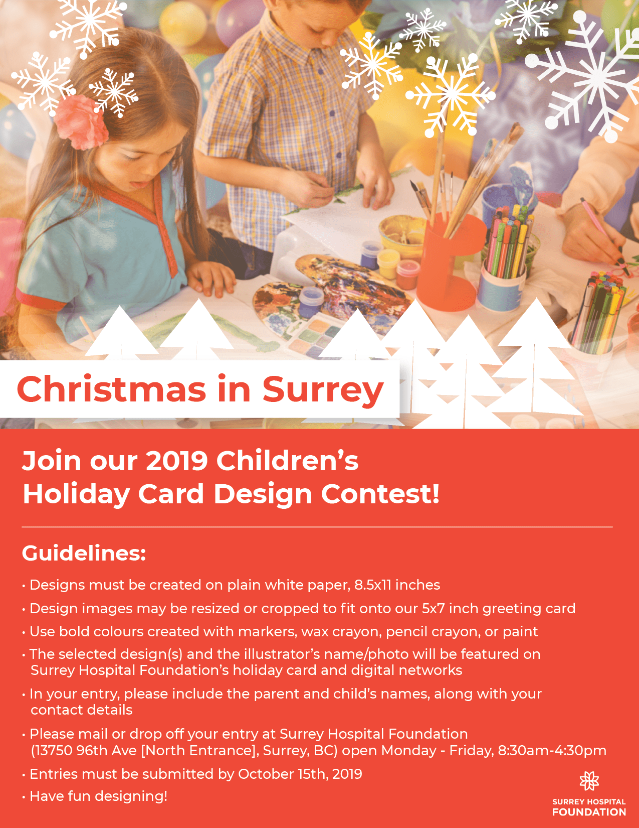 2019 Children's Holiday Card Design Contest - Surrey Hospitals ...